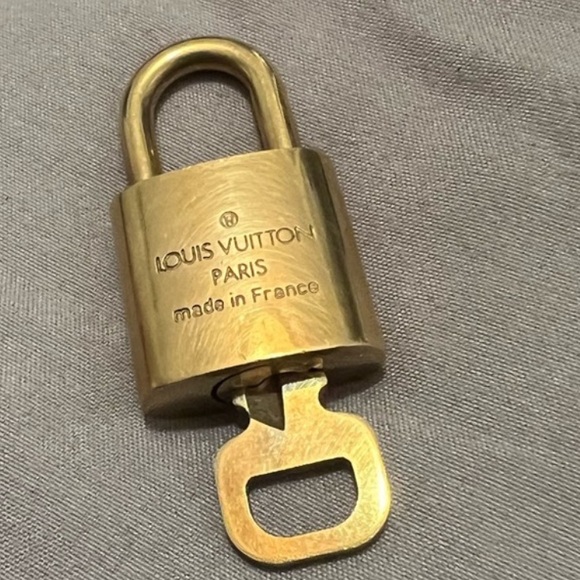Louis Vuitton | Other | Louis Vuitton Gold Lock And Key 34 | Poshmark